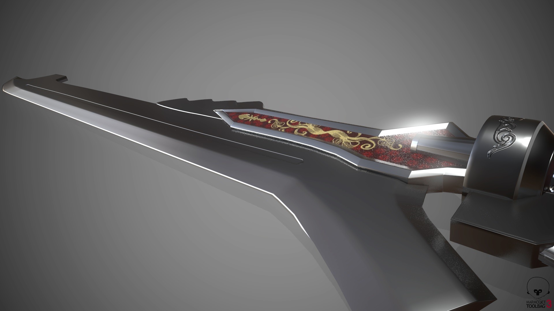 ArtStation - Red Queen Sword