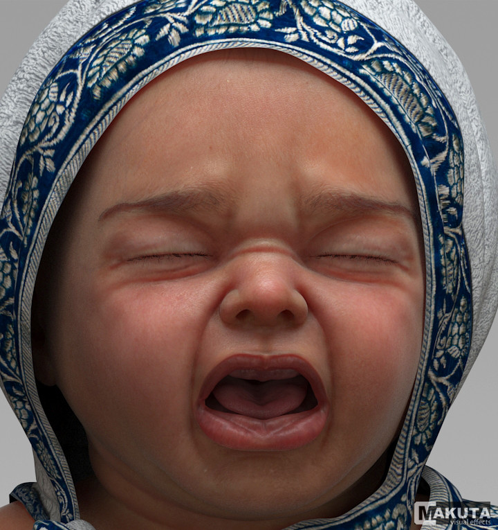 ArtStation - Baby Texture work for Baahubali The Beginning