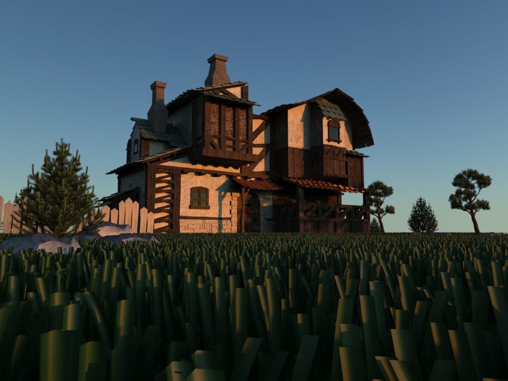 ArtStation - External Scene - 3D Virtual Scenery