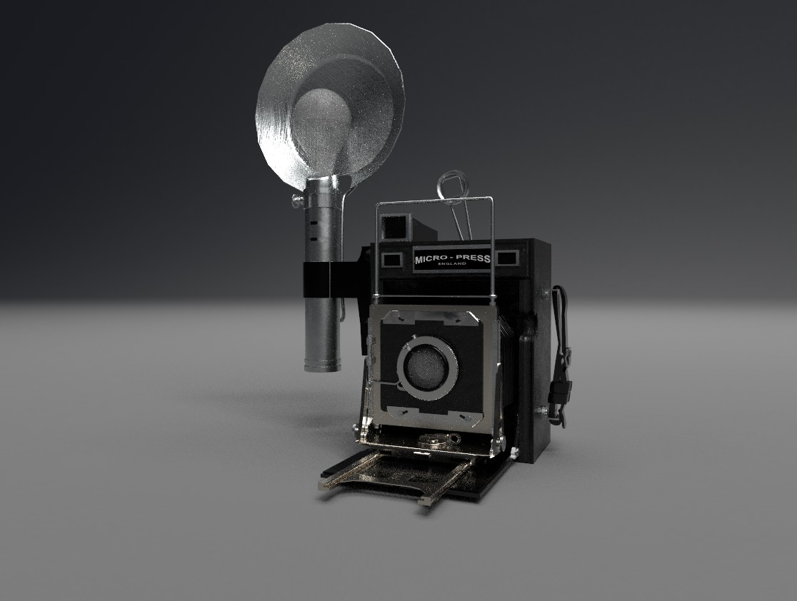ArtStation - Antique Press Camera