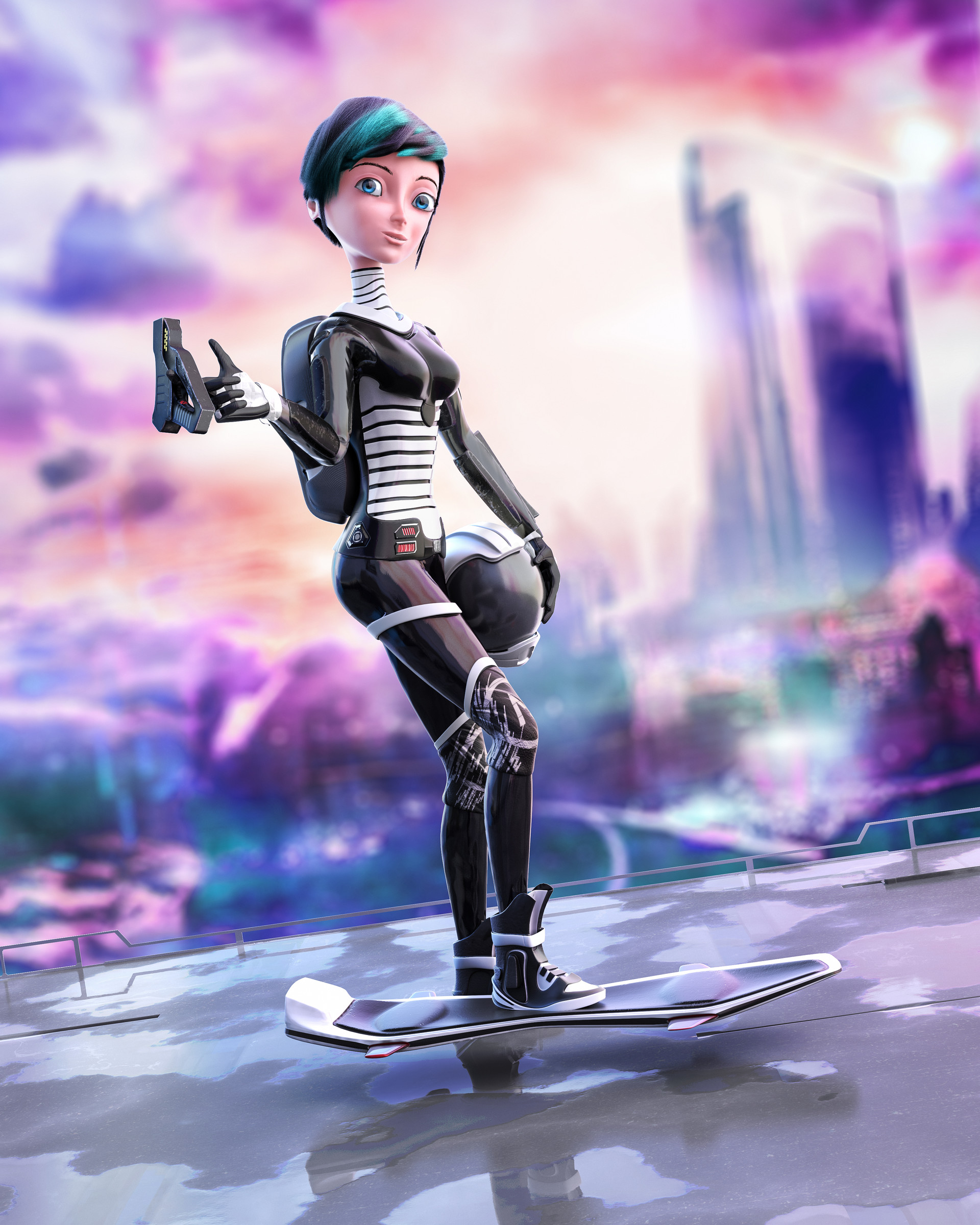ArtStation - Astro Girl - 3D Character