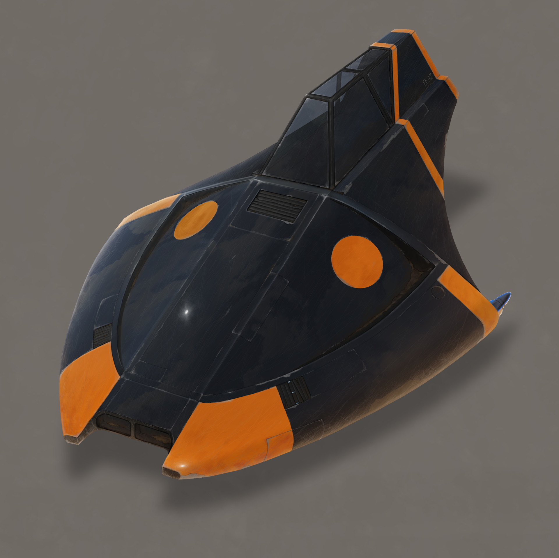 ArtStation - Sci-fi Hover Vehicle