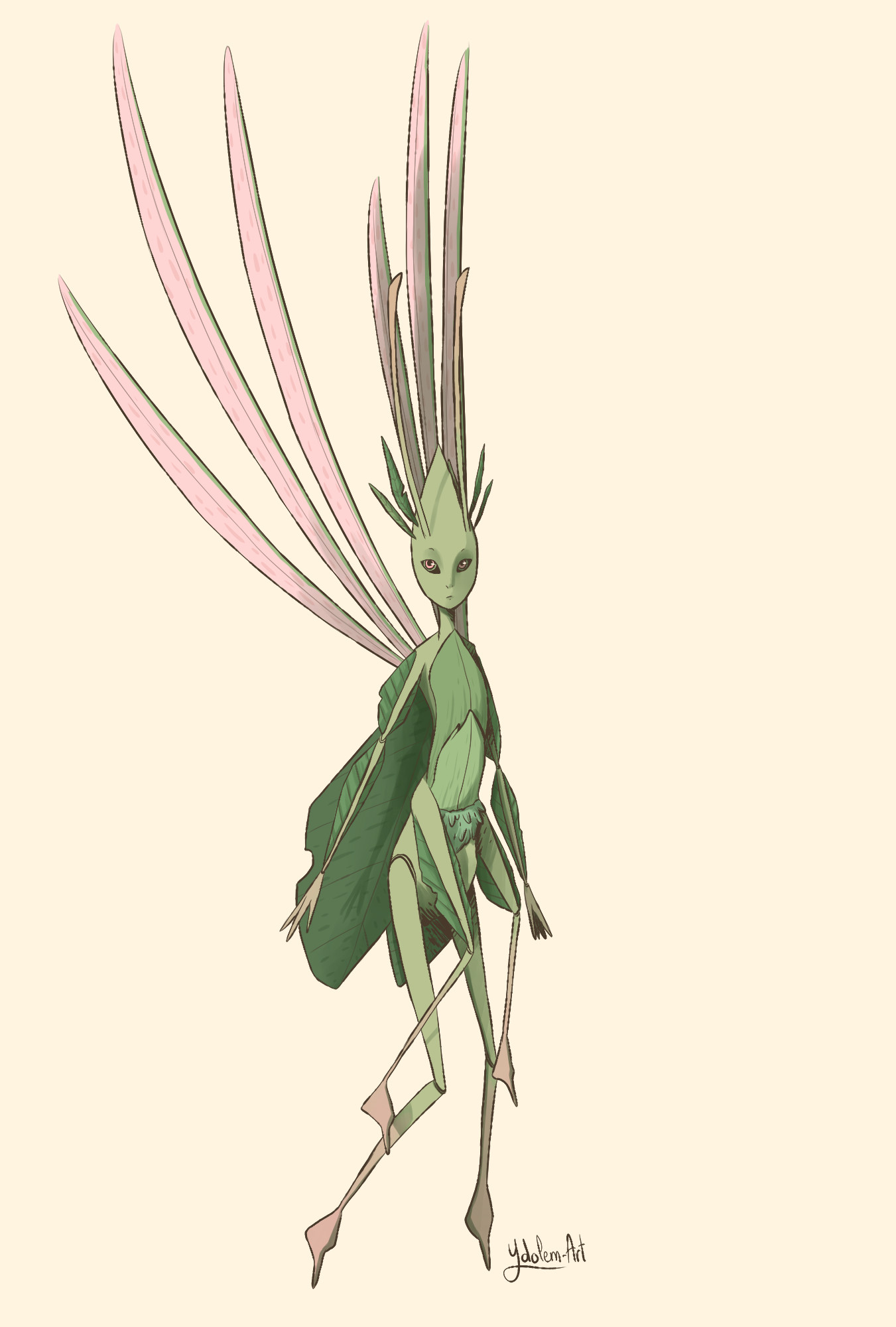 ArtStation - The Fae Girl (Inktober)