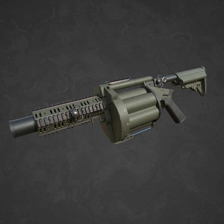 ArtStation - Milkor Multiple Grenade Launcher