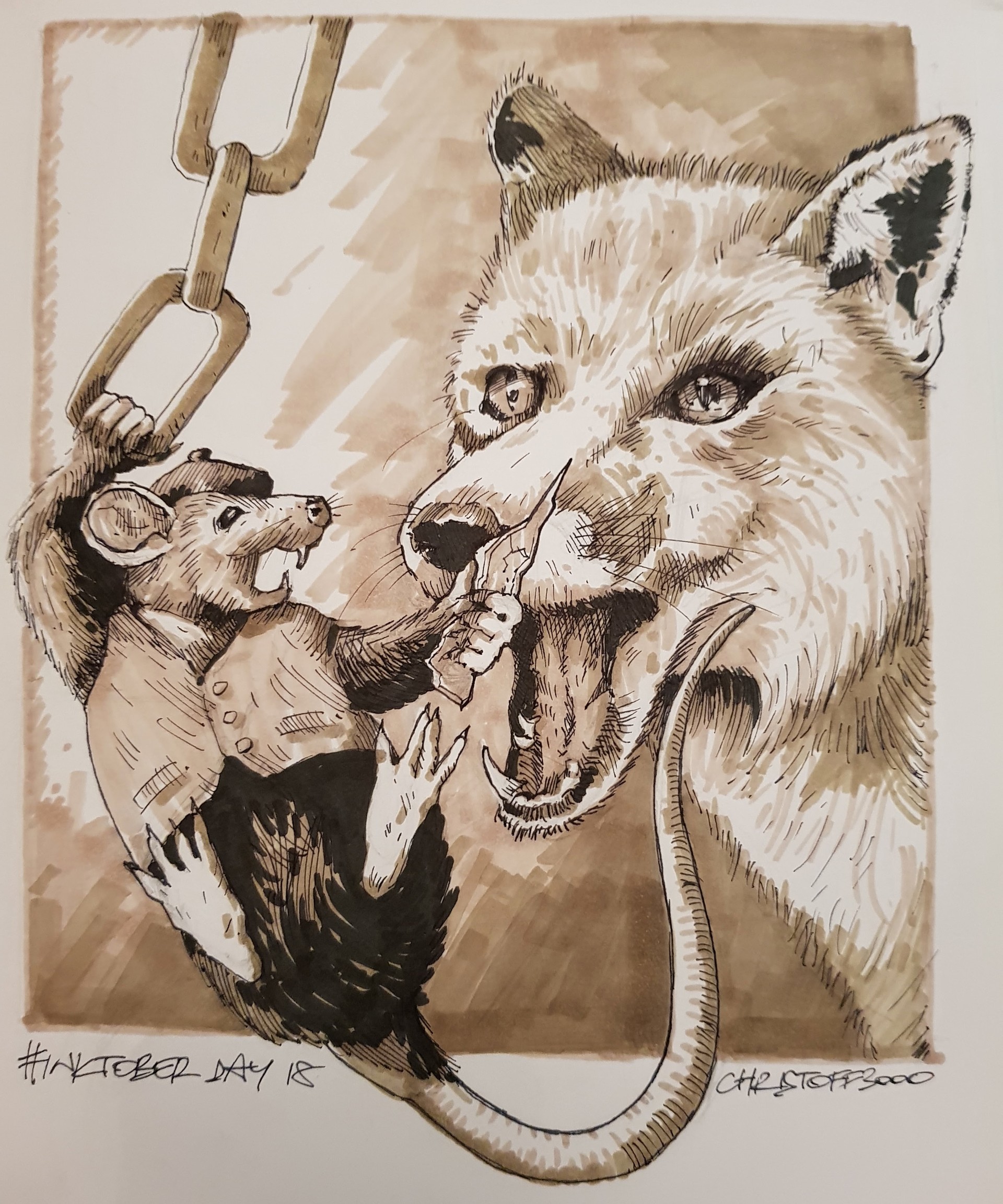 ArtStation - Inktober Days 16-18