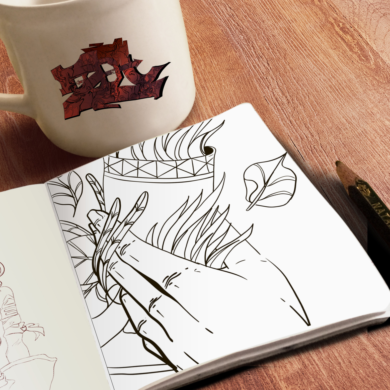 ArtStation - Hand and the cup