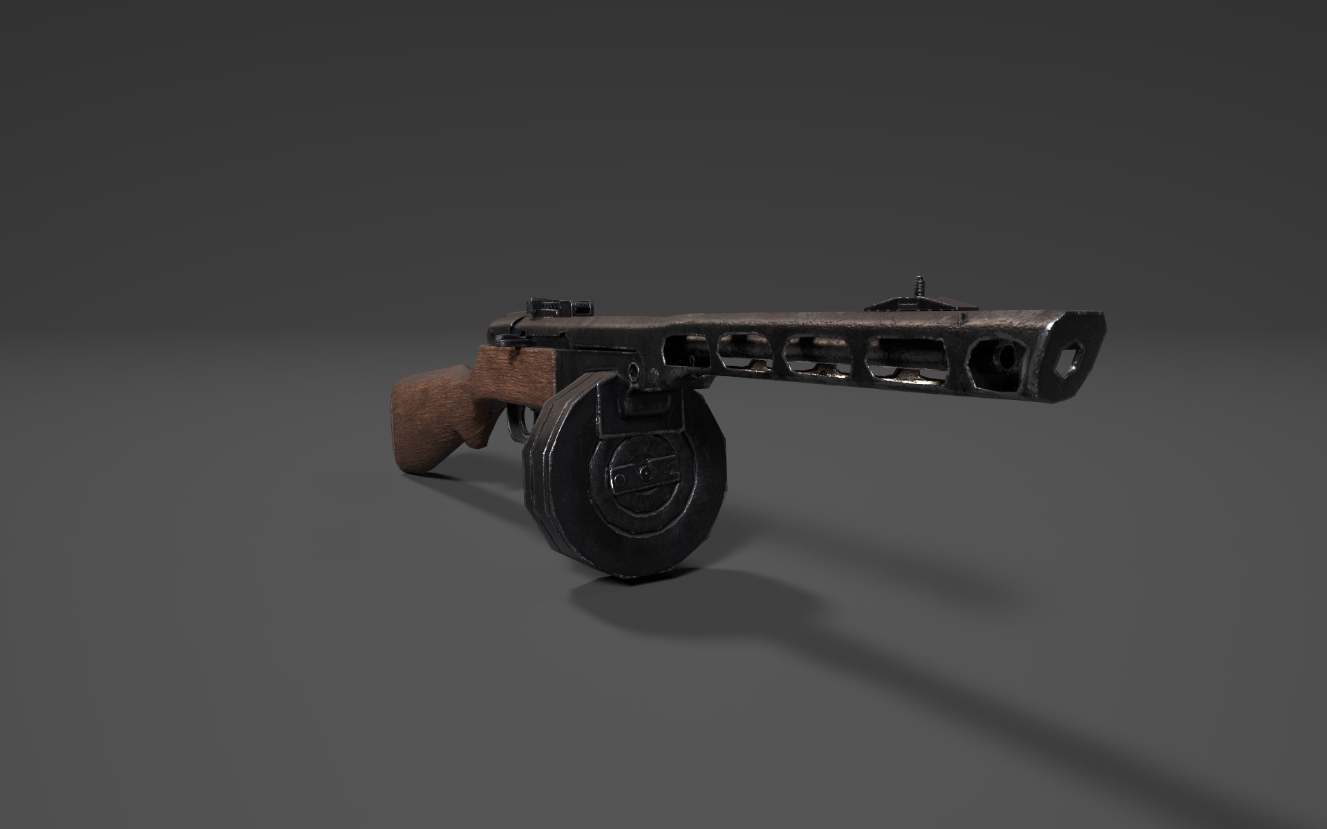 ArtStation - PPSh-41 Submachine Gun
