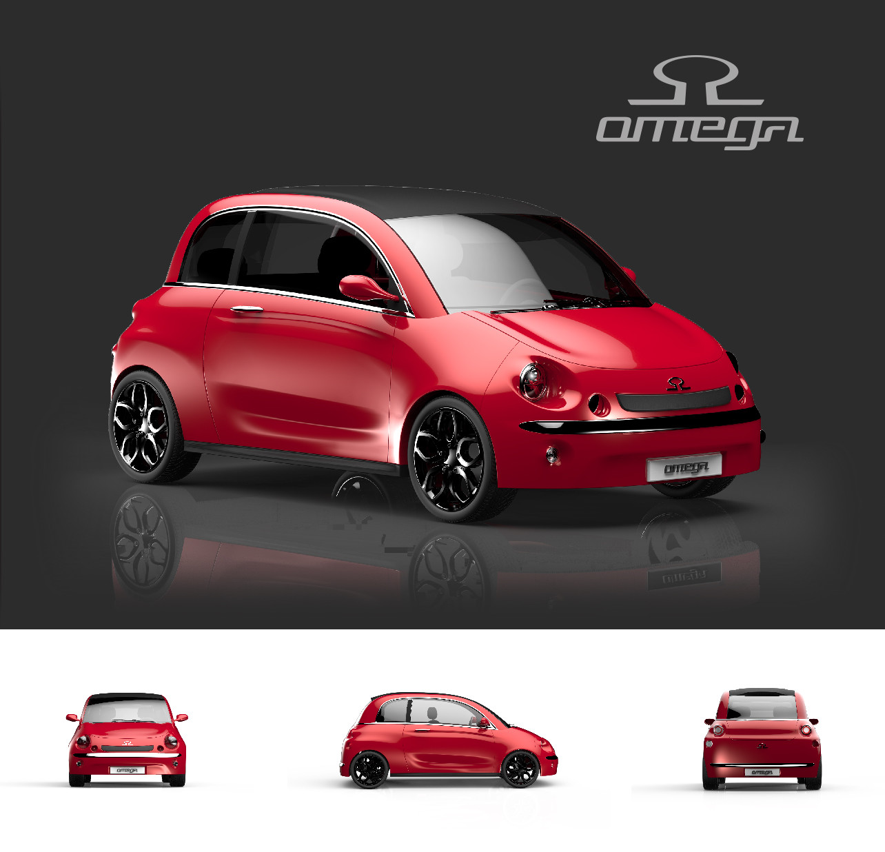 ArtStation - Omega - electric car project