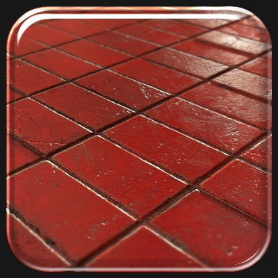 ArtStation - Red Tile Material
