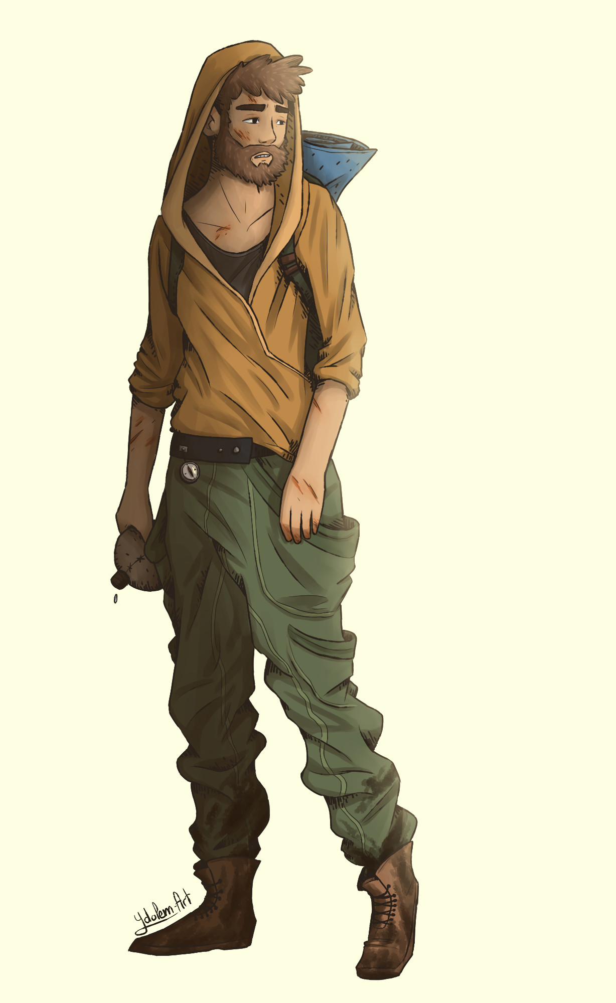 ArtStation - The Lost Explorer (Inktober)