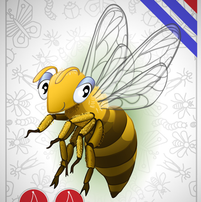 ArtStation - BBB - Bee card