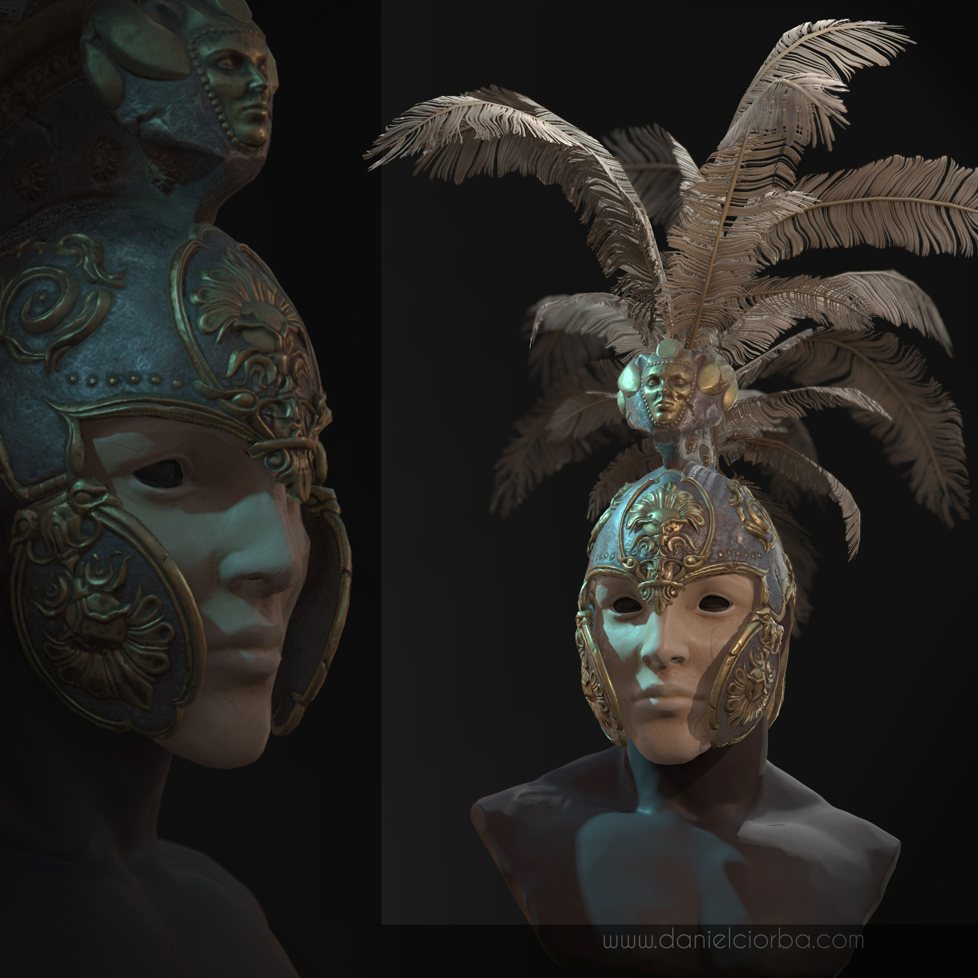 ArtStation - Gladiator Helmet