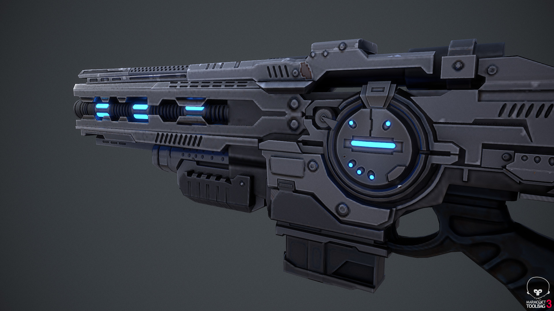 ArtStation - Sci-Fi Gun Modeling
