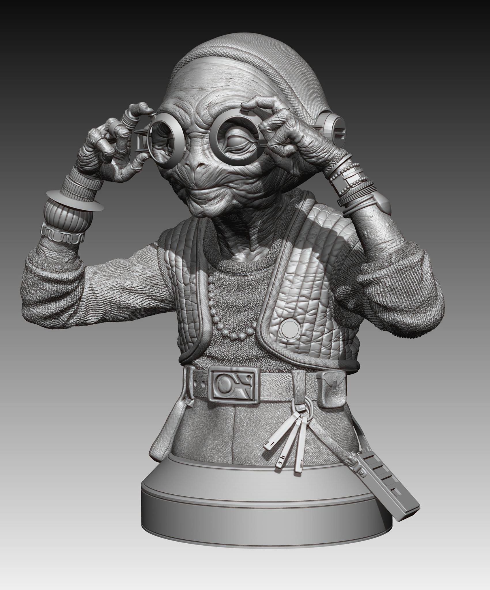 ArtStation - Star Wars: The Force Awakens Maz Kanata Bust