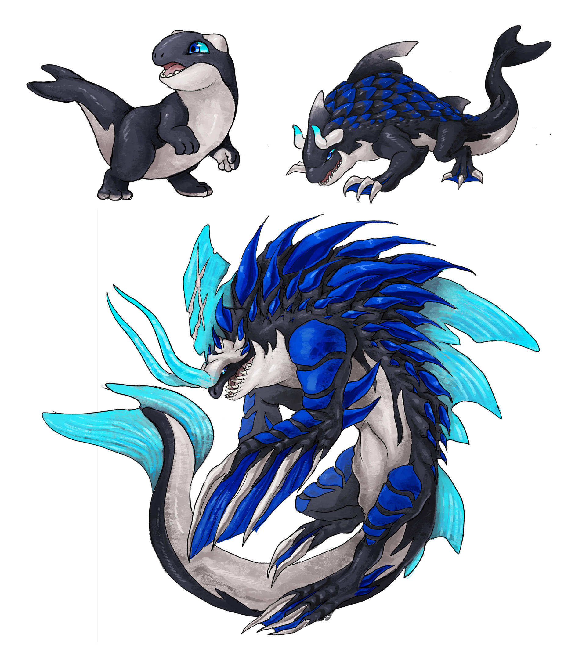 ArtStation - Dragon Evolutionary Chain