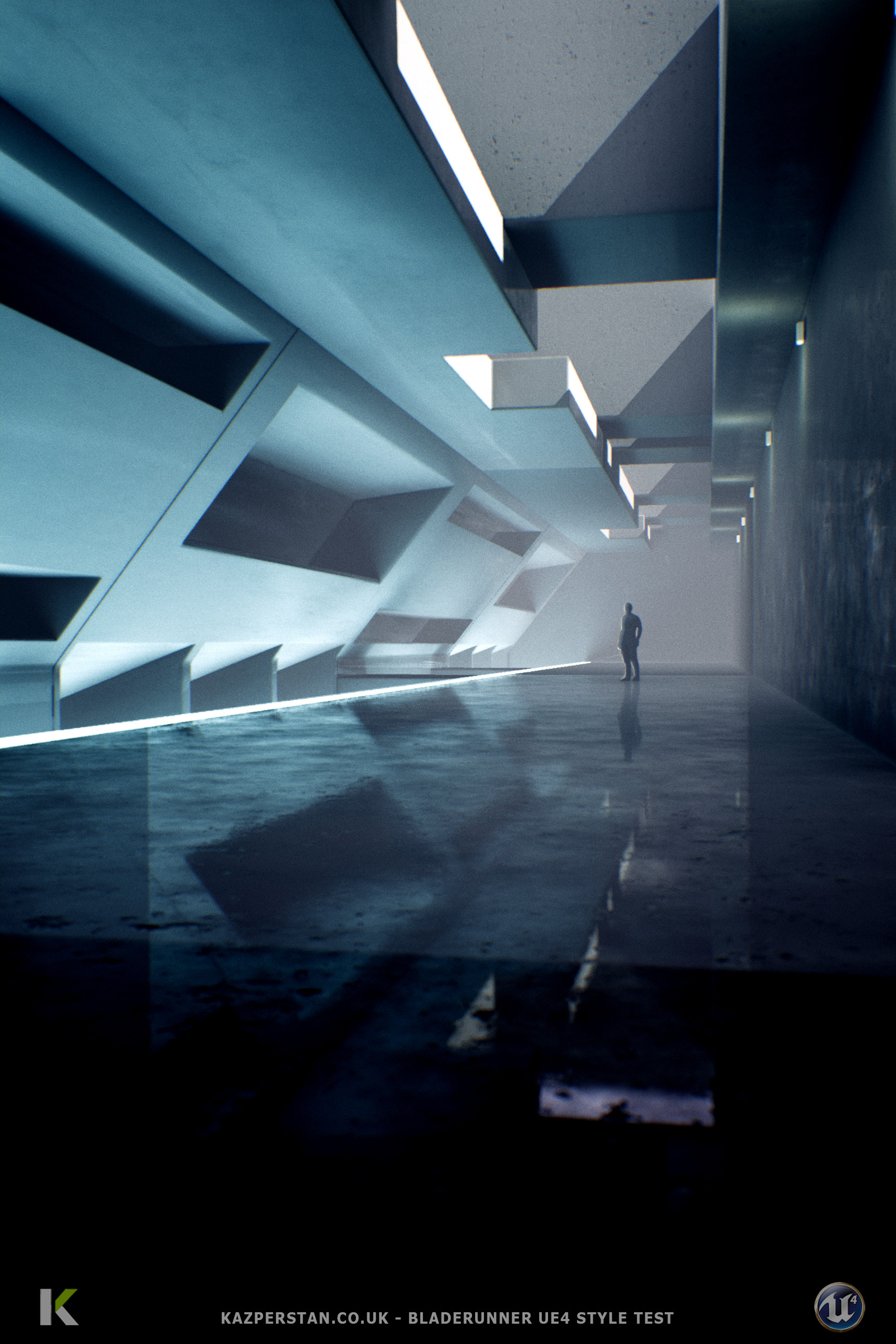 ArtStation - UE4 BladeRunner Lighting Tests, Karen Stanley