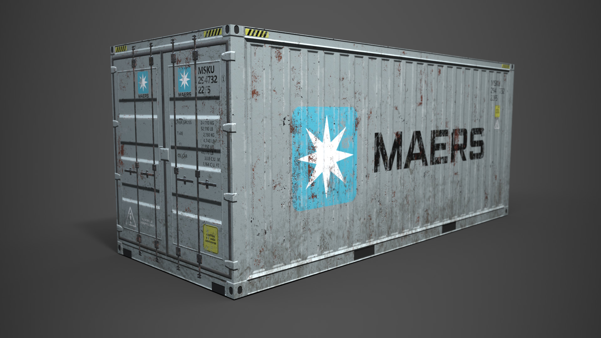 ArtStation - Poly Box - Shipping Container