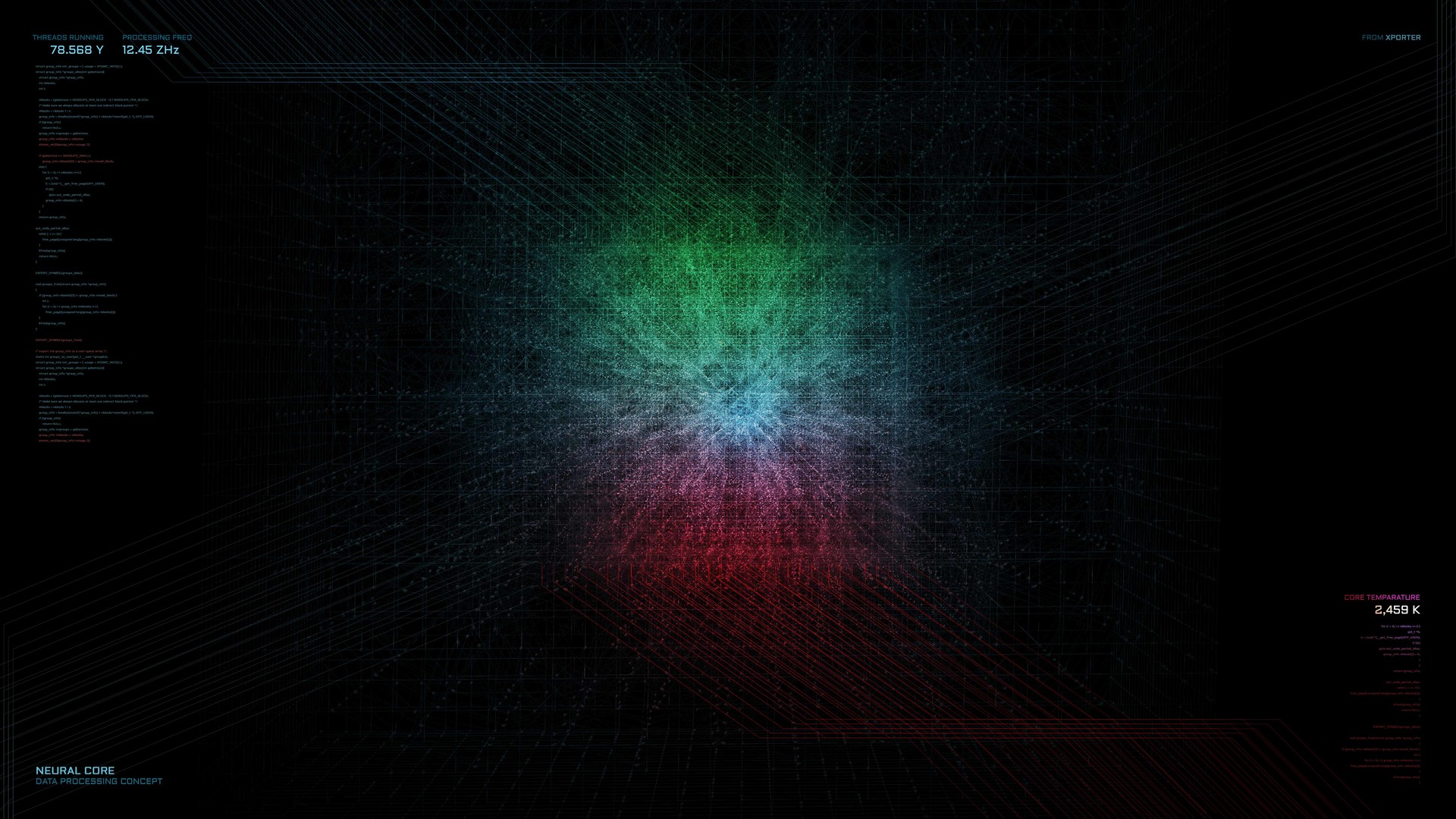 ArtStation - Neural core data processing concept