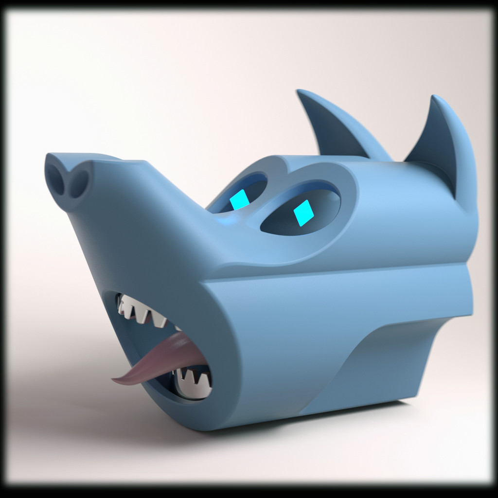 ArtStation - Modo | Mesh Fusion | Cosmic Coyote Ornament, Ed Ferrari