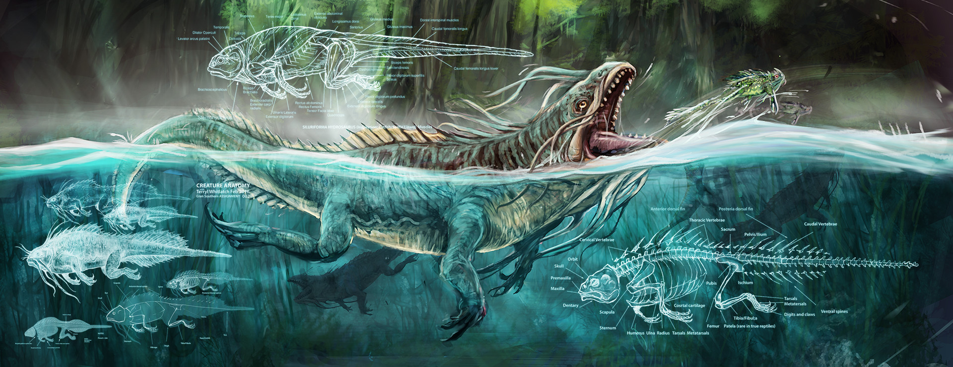 ArtStation - Sea Creature Designs