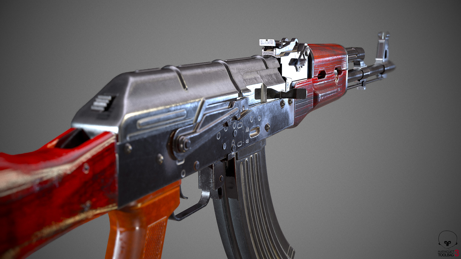 ArtStation - The AKM Assault Rifle