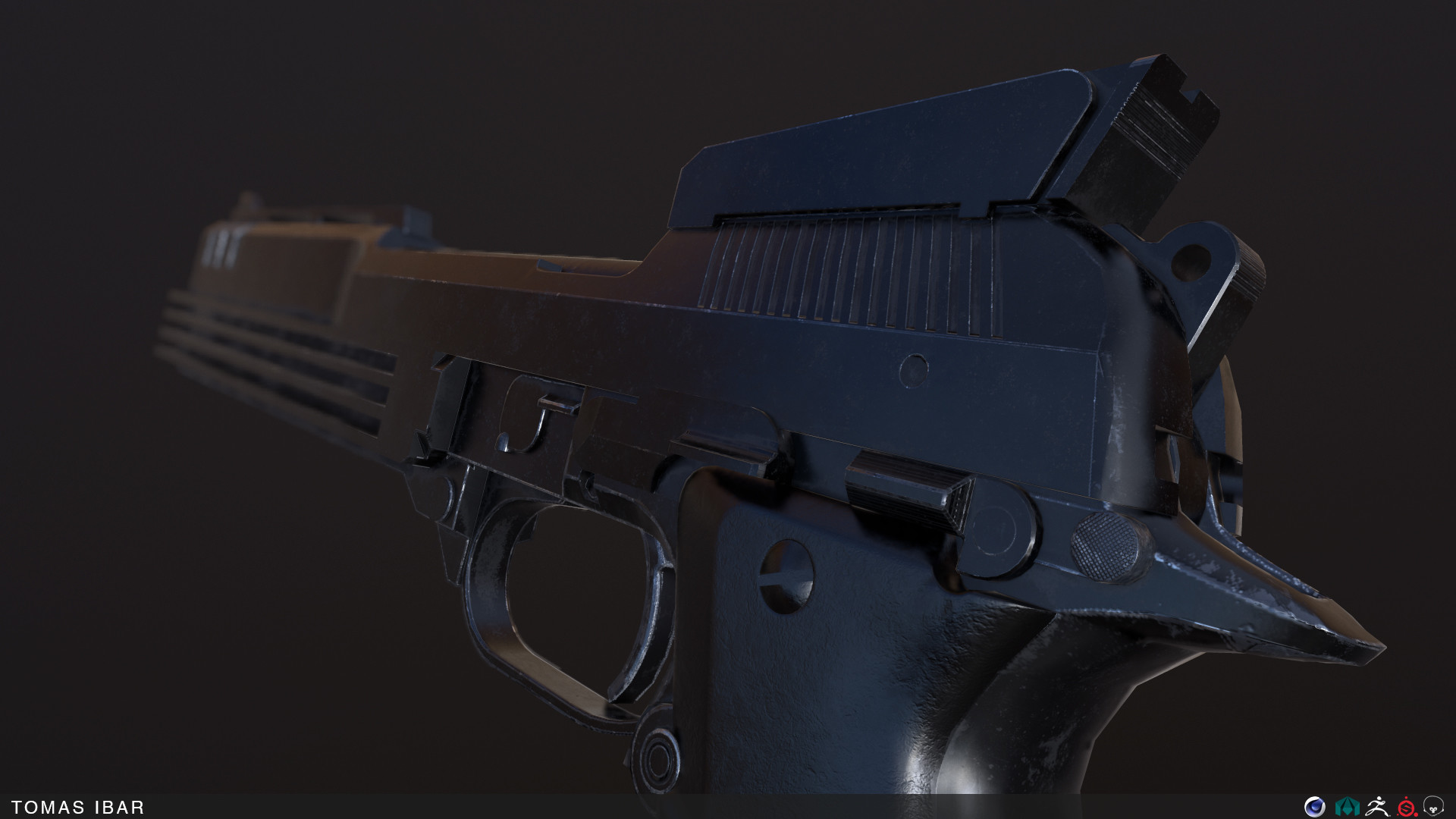 ArtStation - Auto 9 (Robocop Gun)