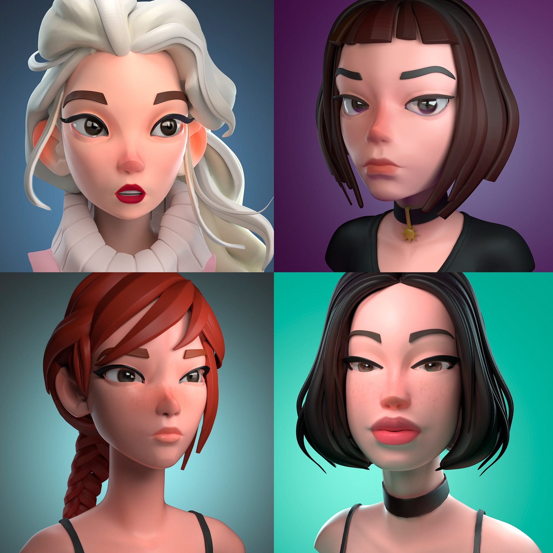 ArtStation - Speed Sculpt Girls