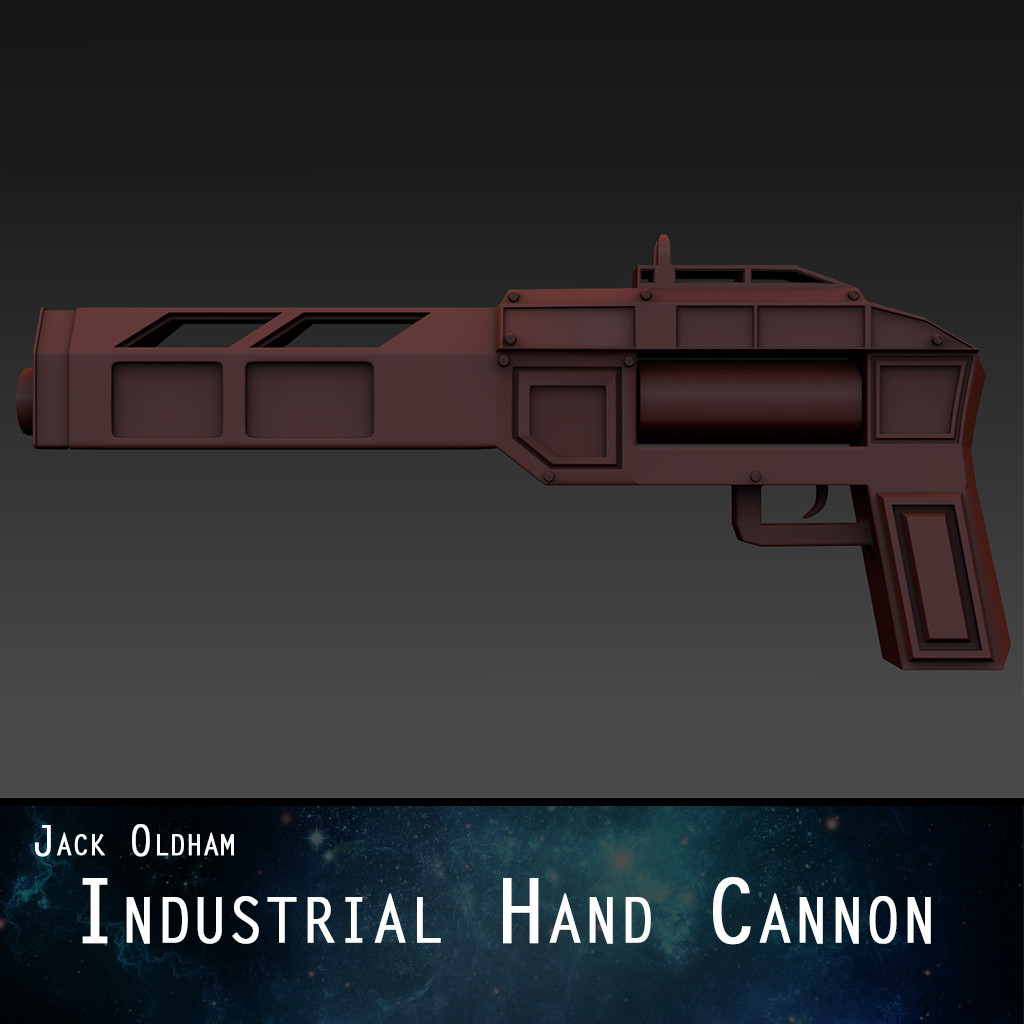 ArtStation - Industrial Hand Cannon (Destiny Inspired)
