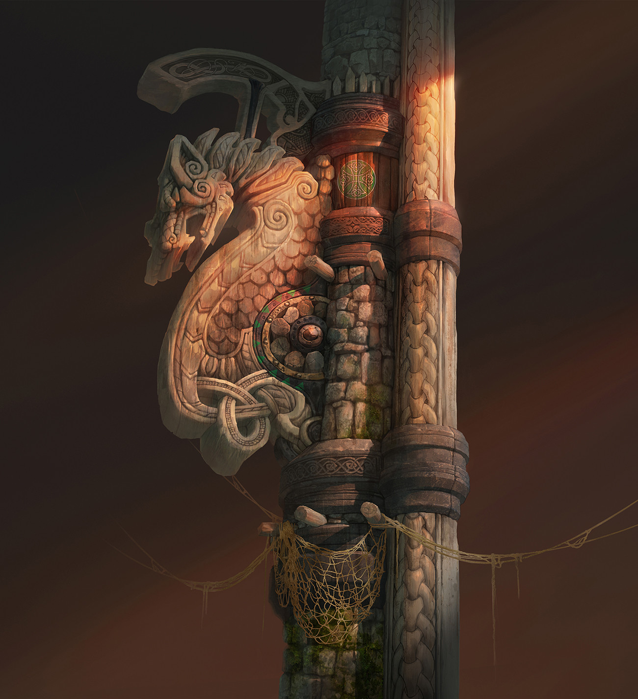 ArtStation - Viking pillar