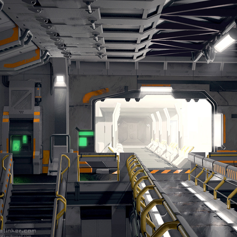 ArtStation - Military Base - Walkway B