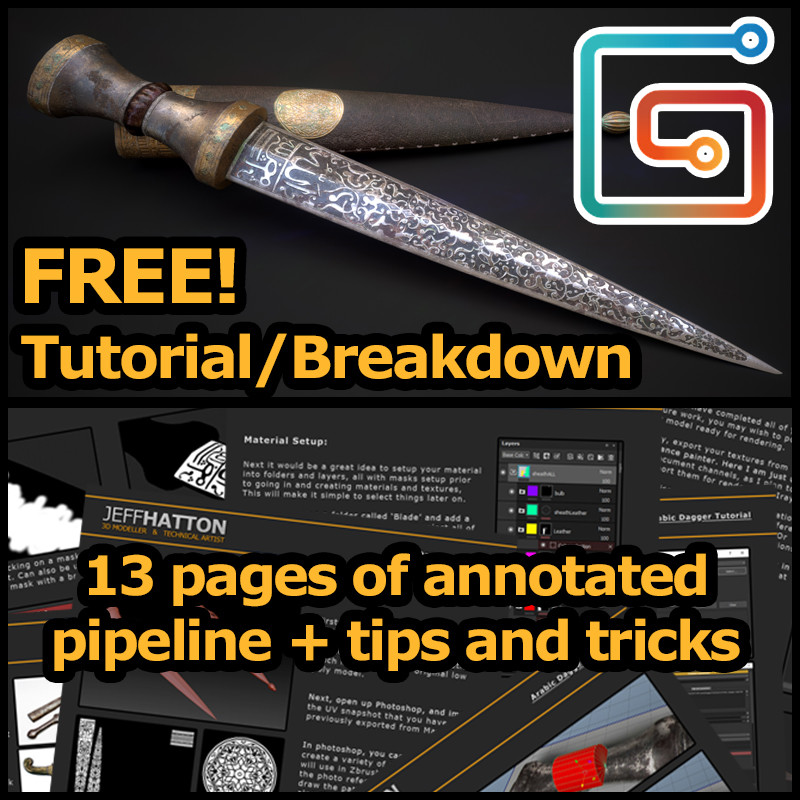 ArtStation - Arabic Dagger Breakdown Tutorial