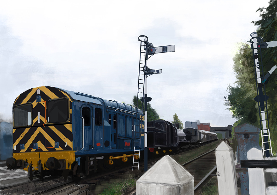 ArtStation - Photo Study - Train Yard