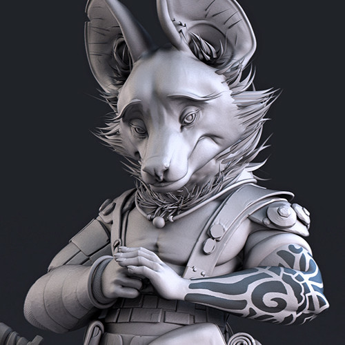 ArtStation - Lycon Pictus the Big Ear