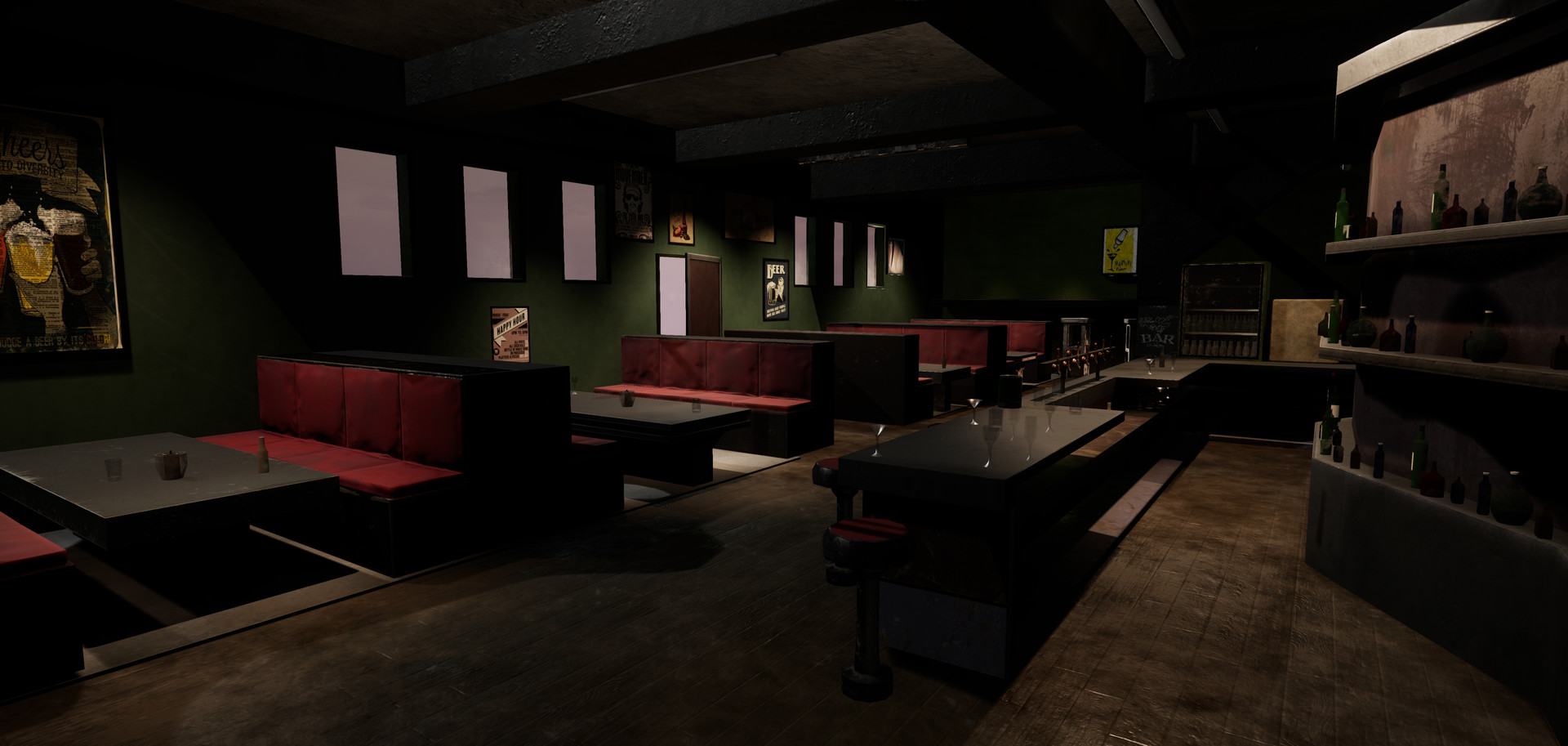 ArtStation - Back Ally Bar