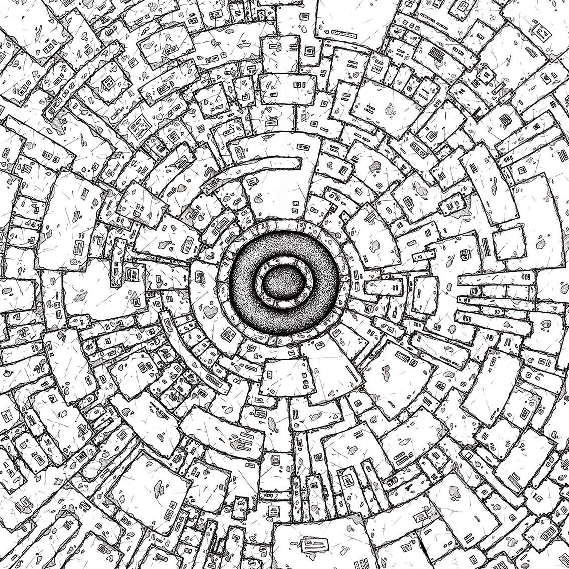 ArtStation - Sketchbook concept art black & white