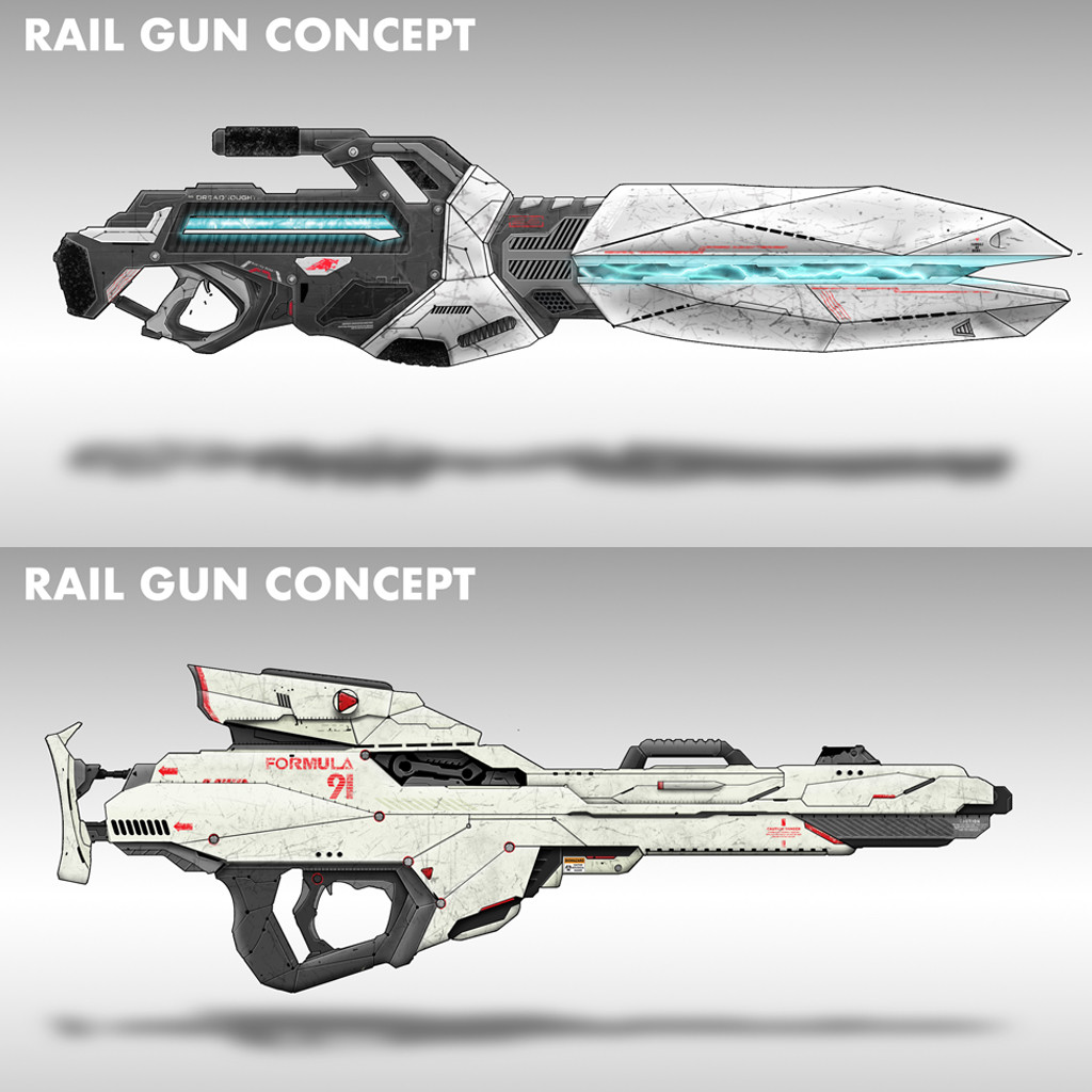 ArtStation - RAIL GUN CONCEPT