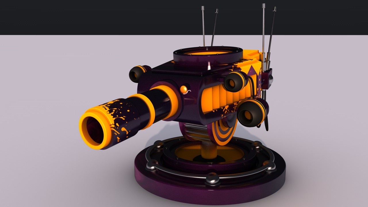 ArtStation - Current WIP - Bass Cannon