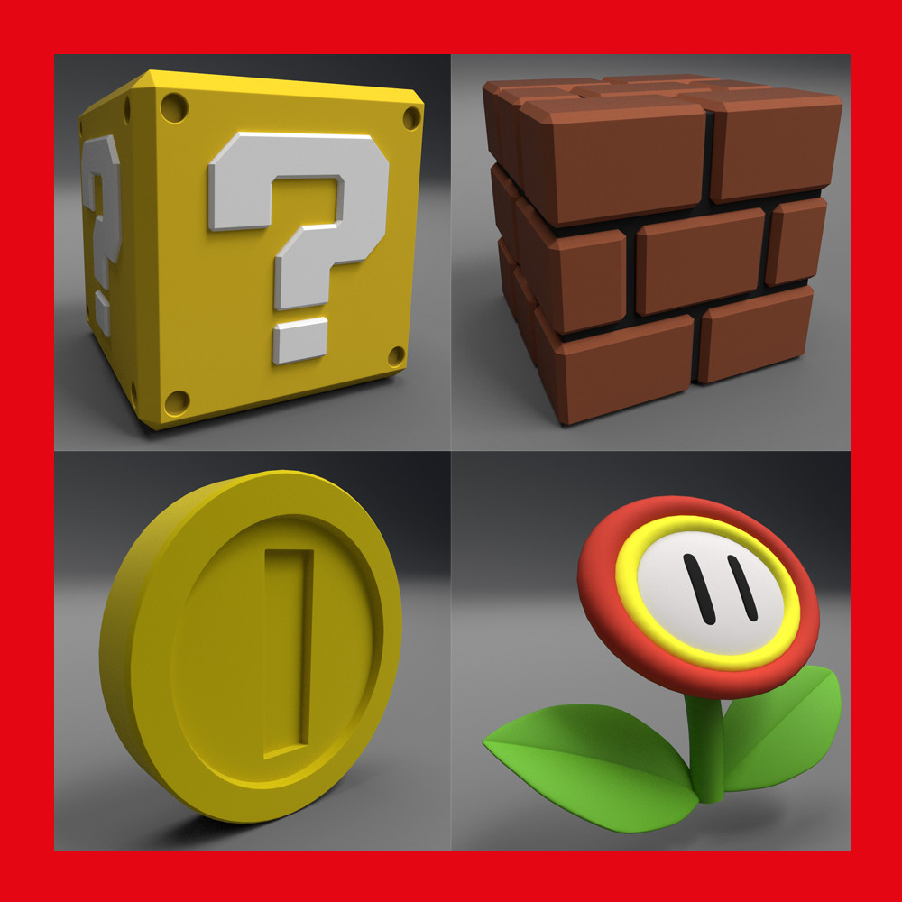 ArtStation - Mario Props