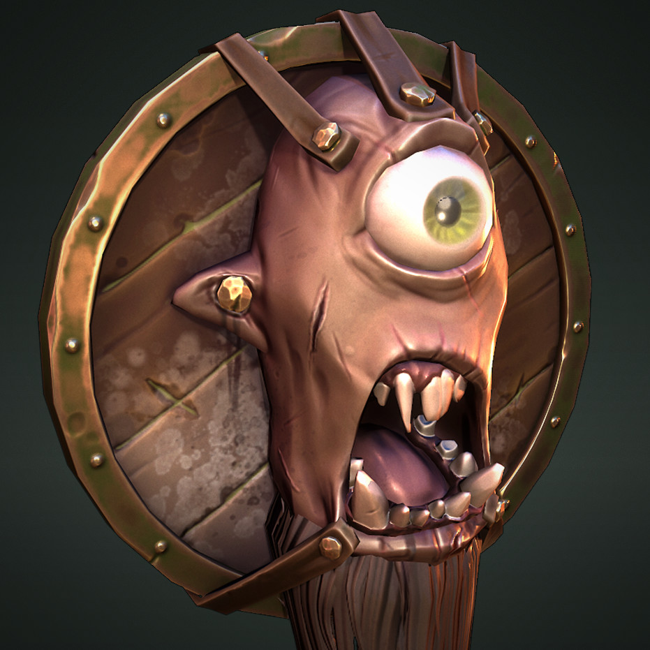 ArtStation - Demon shield