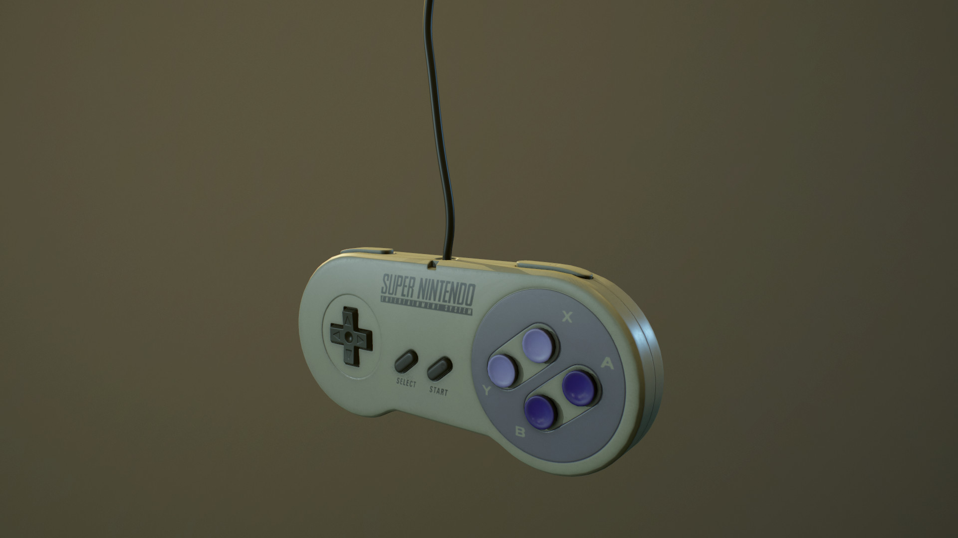 ArtStation - SNES Controller