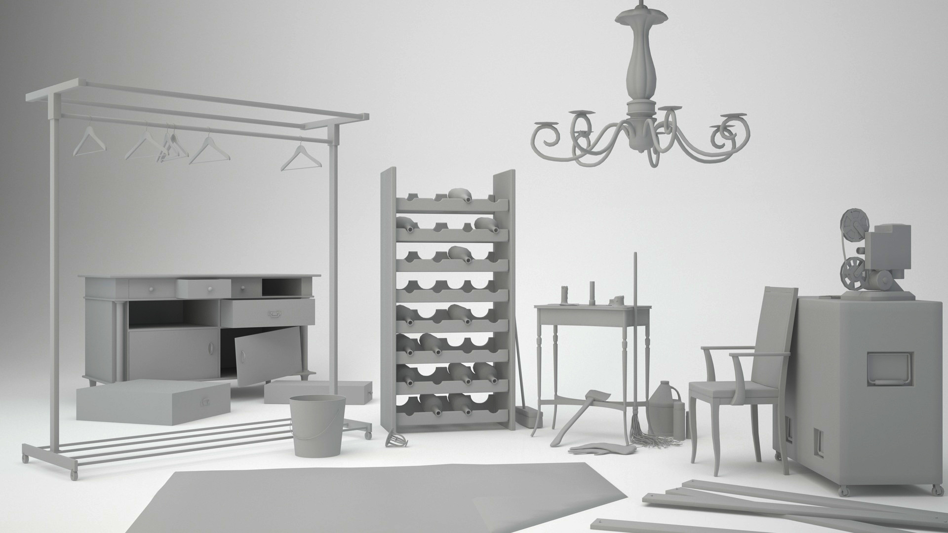 ArtStation - Horror Game Props