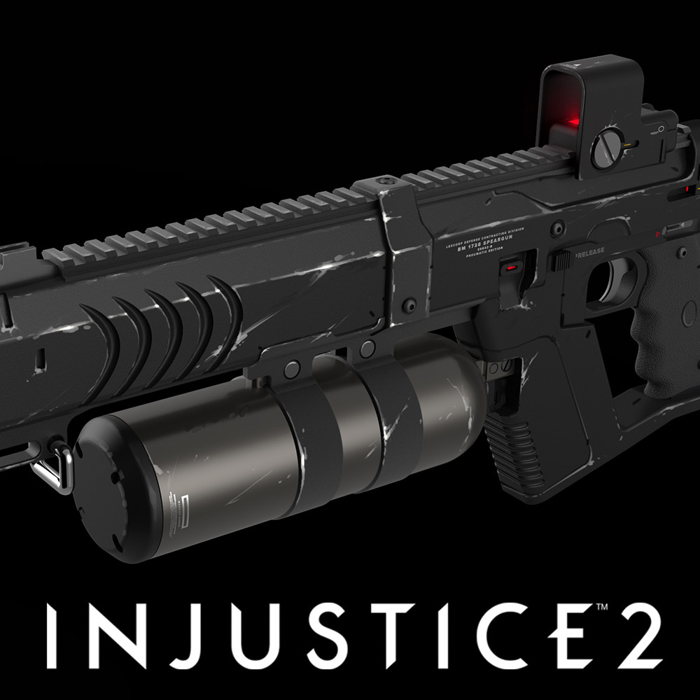 ArtStation - Injustice 2 // Black Manta Harpoon Gun