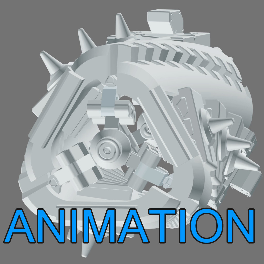 ArtStation - Weapon Mechanical Animation 1