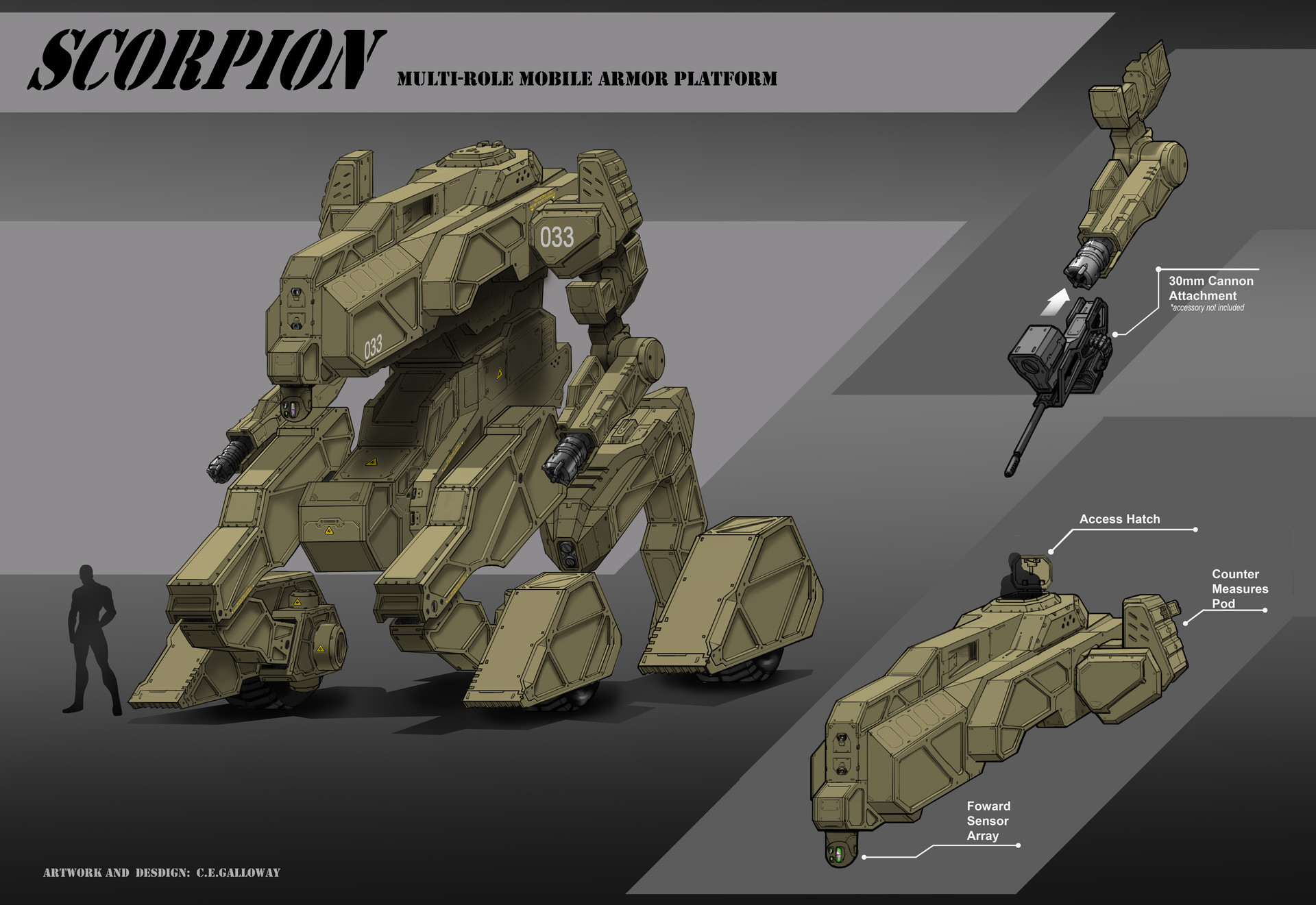 ArtStation - Scorpion Mobile Armored Platform