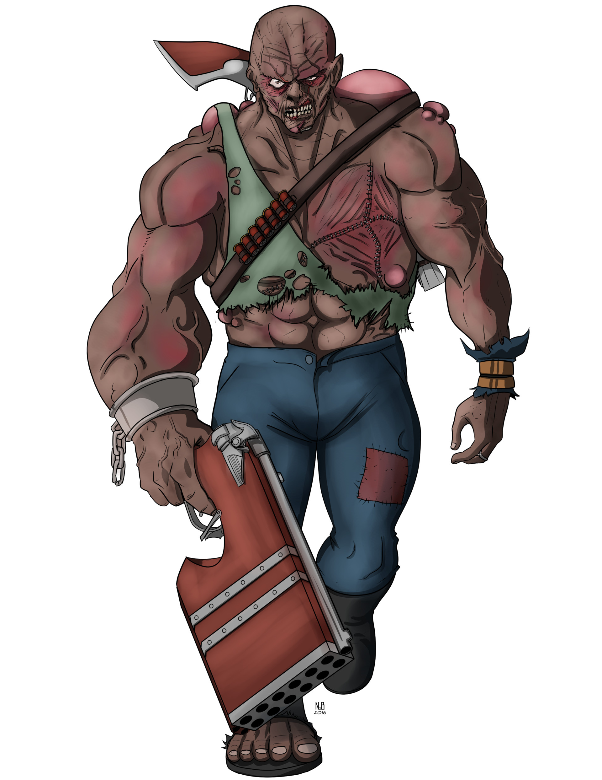 ArtStation - Mists of Akuma - Mutant Character Design