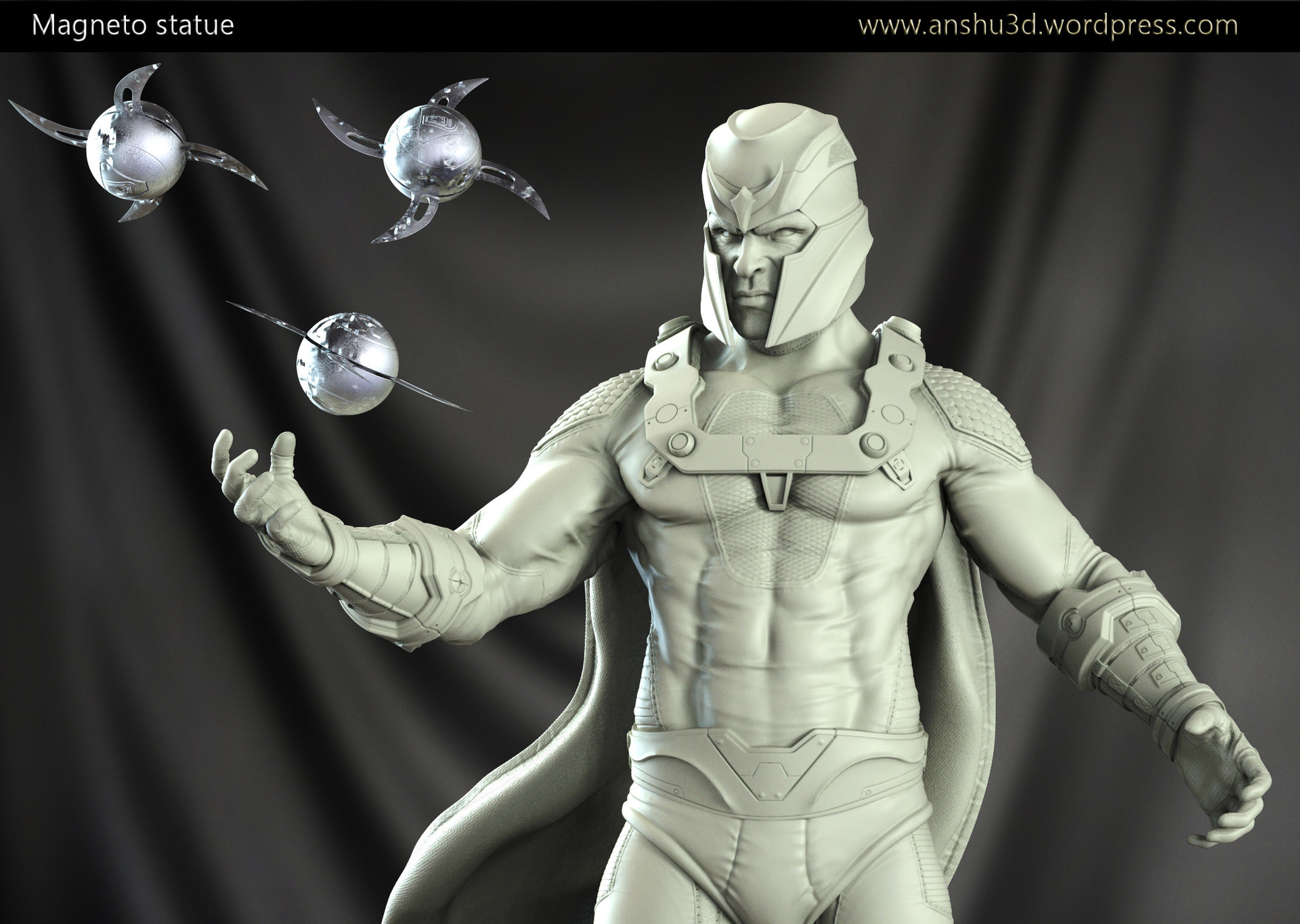 ArtStation - Magneto_statue