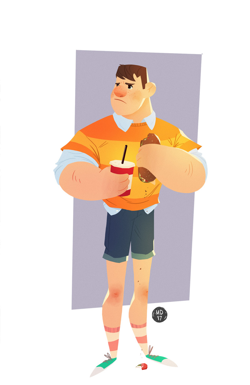 ArtStation - Leon // character model sheet