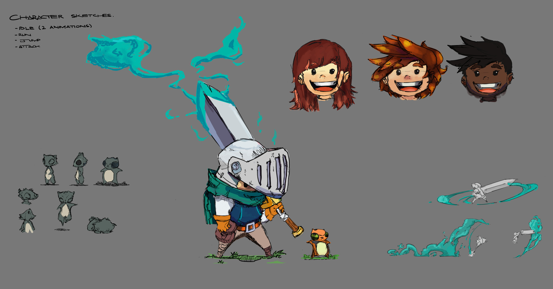 ArtStation - Concepts and assets for 2D game.