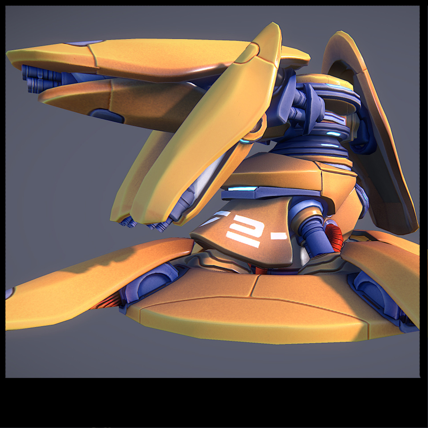 ArtStation - Stylized Turret Test