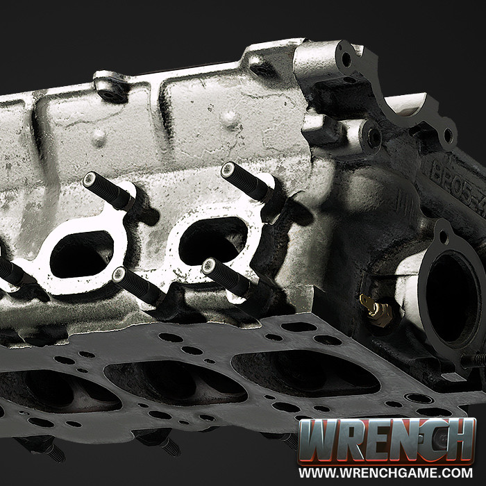 ArtStation - Wrench - Cylinder Head Casting